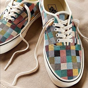 Vans | Shoes | Vans Authentic Woven Checkerboard | Poshmark